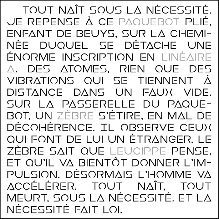 Les fils de Leucippe – otso-concepts